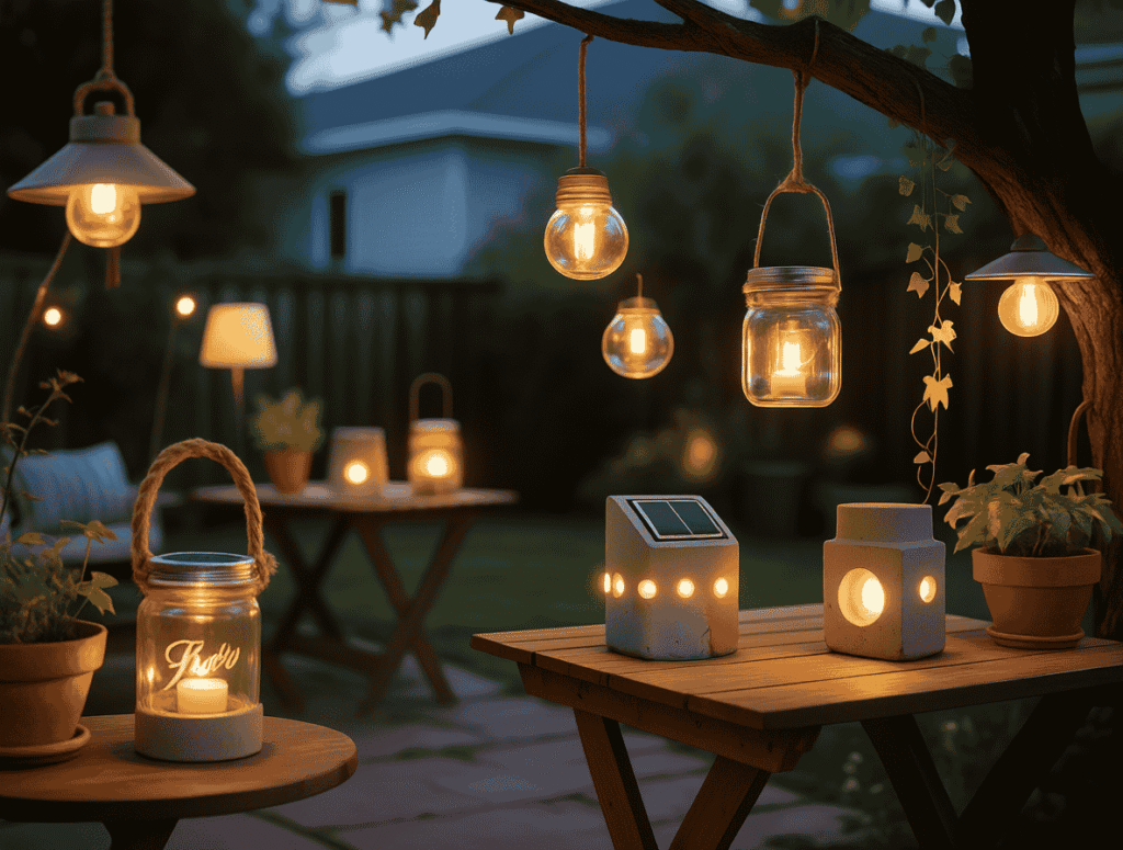 Glow Outside: DIY Outdoor Lamp Ideas to Light Your Space - Crafty Hive DIY